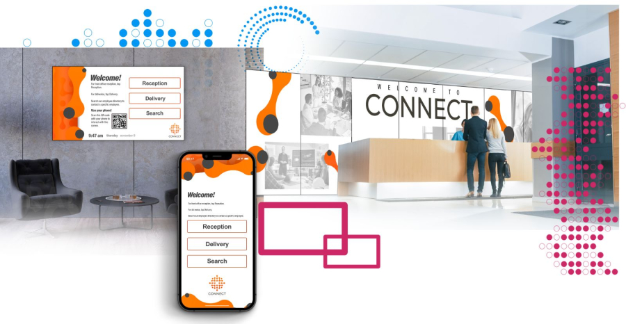 Reception and Welcome Screens | Omnivex